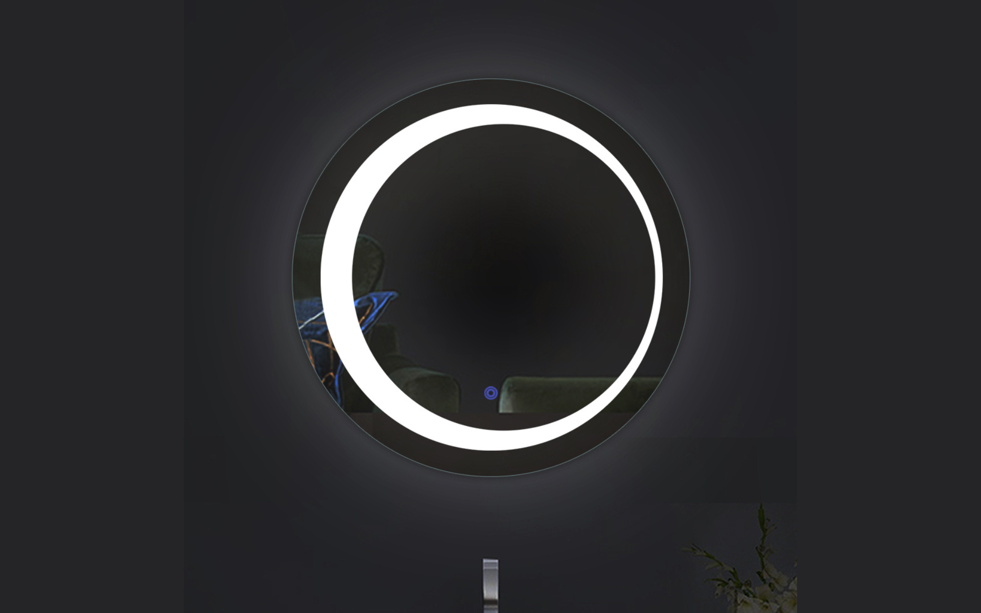 Illuminated Edged Round Glow - LED Round Mirror - Dual-Color – Bonito ...