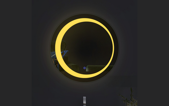 Illuminated Edged Round Glow - LED Round Mirror - Dual-Color – Bonito ...