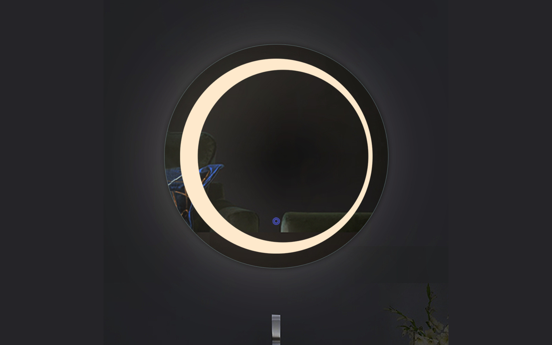 Illuminated Edged Round Glow - LED Round Mirror - Dual-Color – Bonito ...