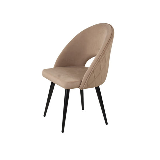 Arlo Modern Cream Lounge Chair with Curved Backrest – Bonito Studio