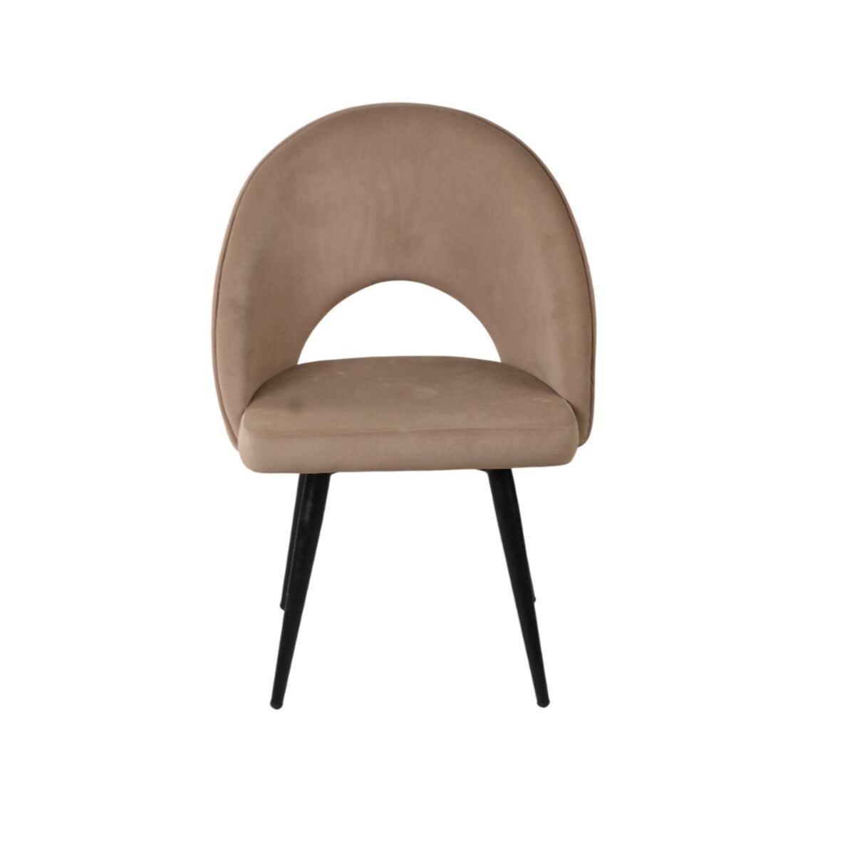 Arlo Modern Cream Lounge Chair with Curved Backrest – Bonito Studio