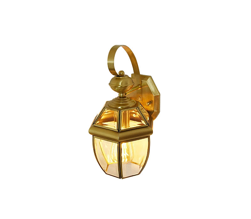 Classical Gold Framed Outdoor Sconce Wall Light – Bonito Studio