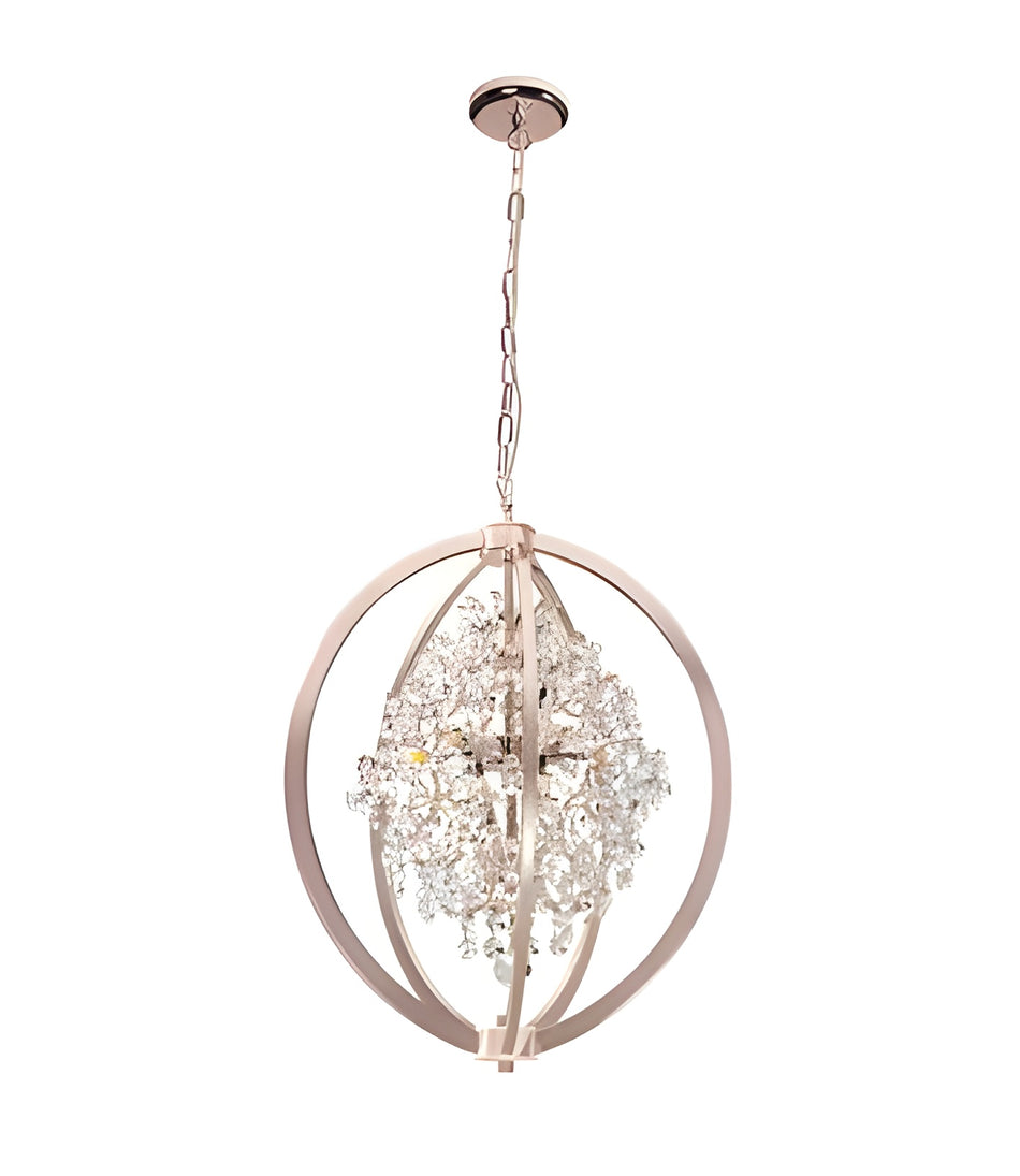 Crescent Crystal Ivory Gold Pendant Light – Bonito Studio